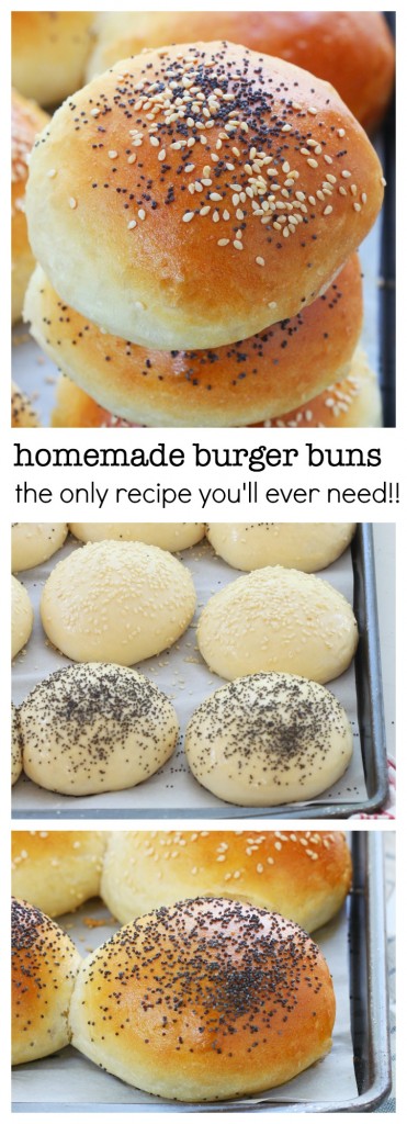 Homemade Burger Buns With Step By Step Video