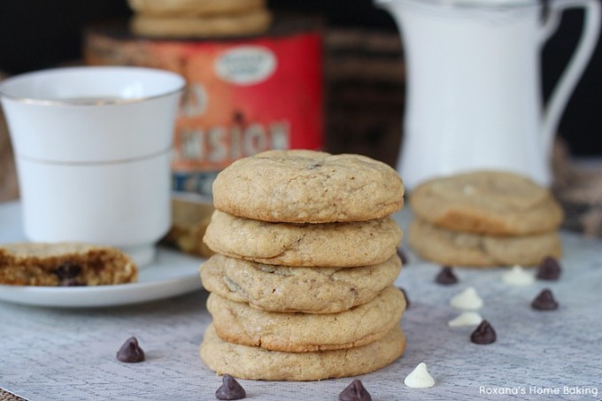 Coffee and cream chocolate chip cookies recipe
