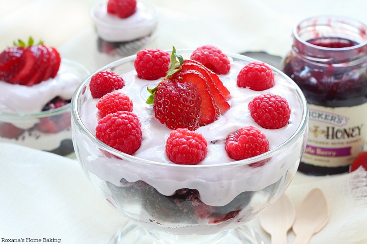 Triple berry trifle - a trEATs affair